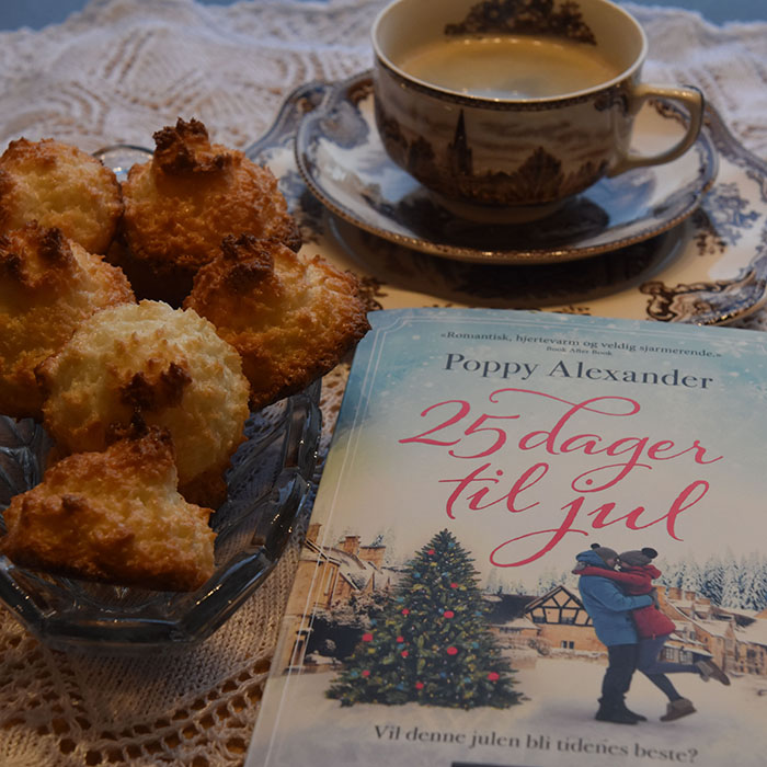 Poppy Alexander, «25 dager til jul» og Kokosmakroner – Heidis boble