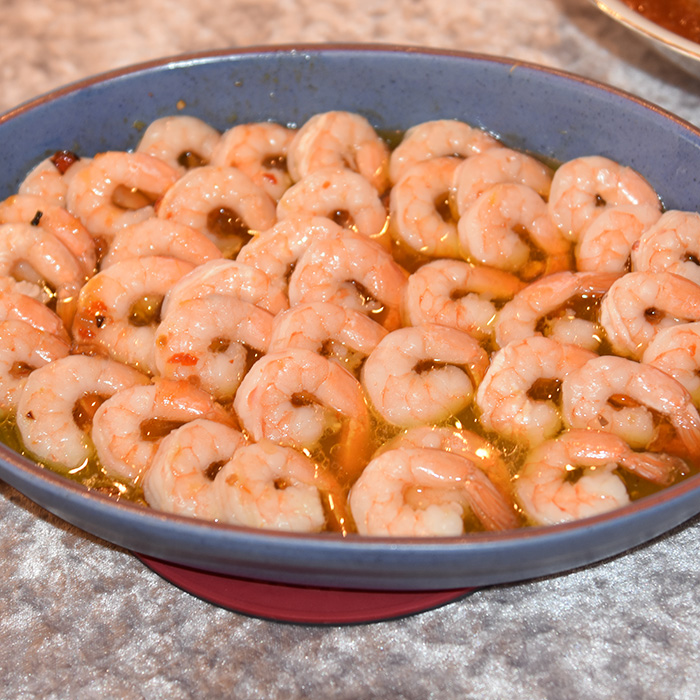 Reker stekt med hvitløk og chili – Heidis boble