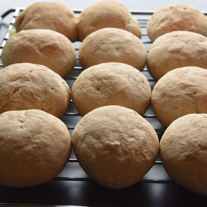 Jeg baker saftige squash-rundstykker til å ha i matpakken – Heidis boble